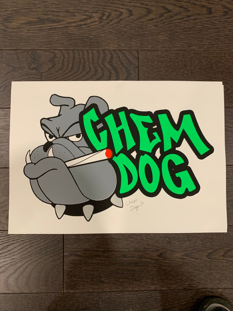 Signed Chemdog print | Chemdog’s swag