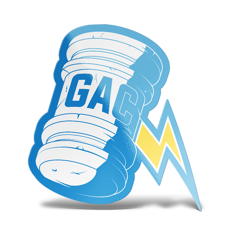 GAC Podcast Gavel - Vinyl Sticker | Qwest360