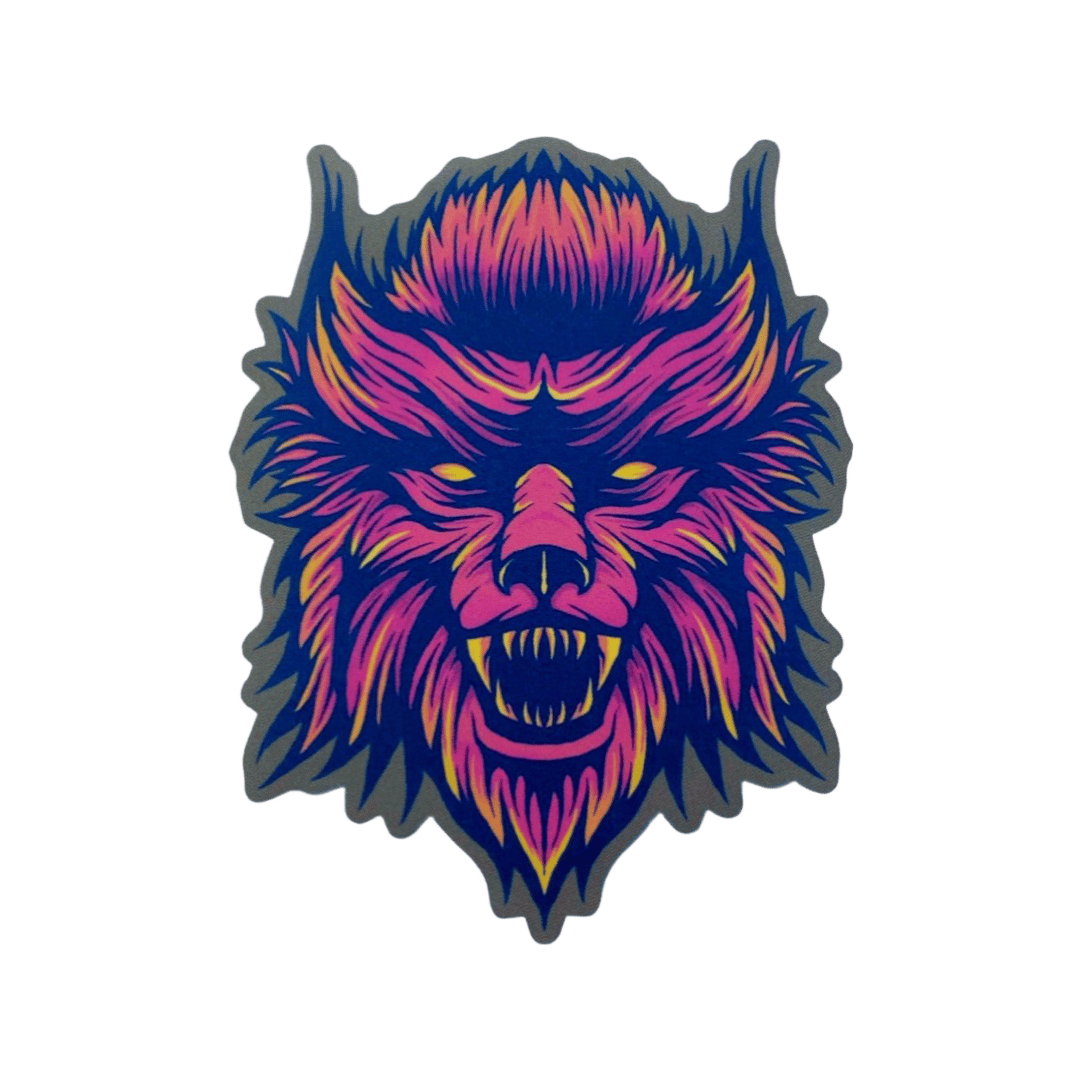 Scarewolf sticker | CROM WORX