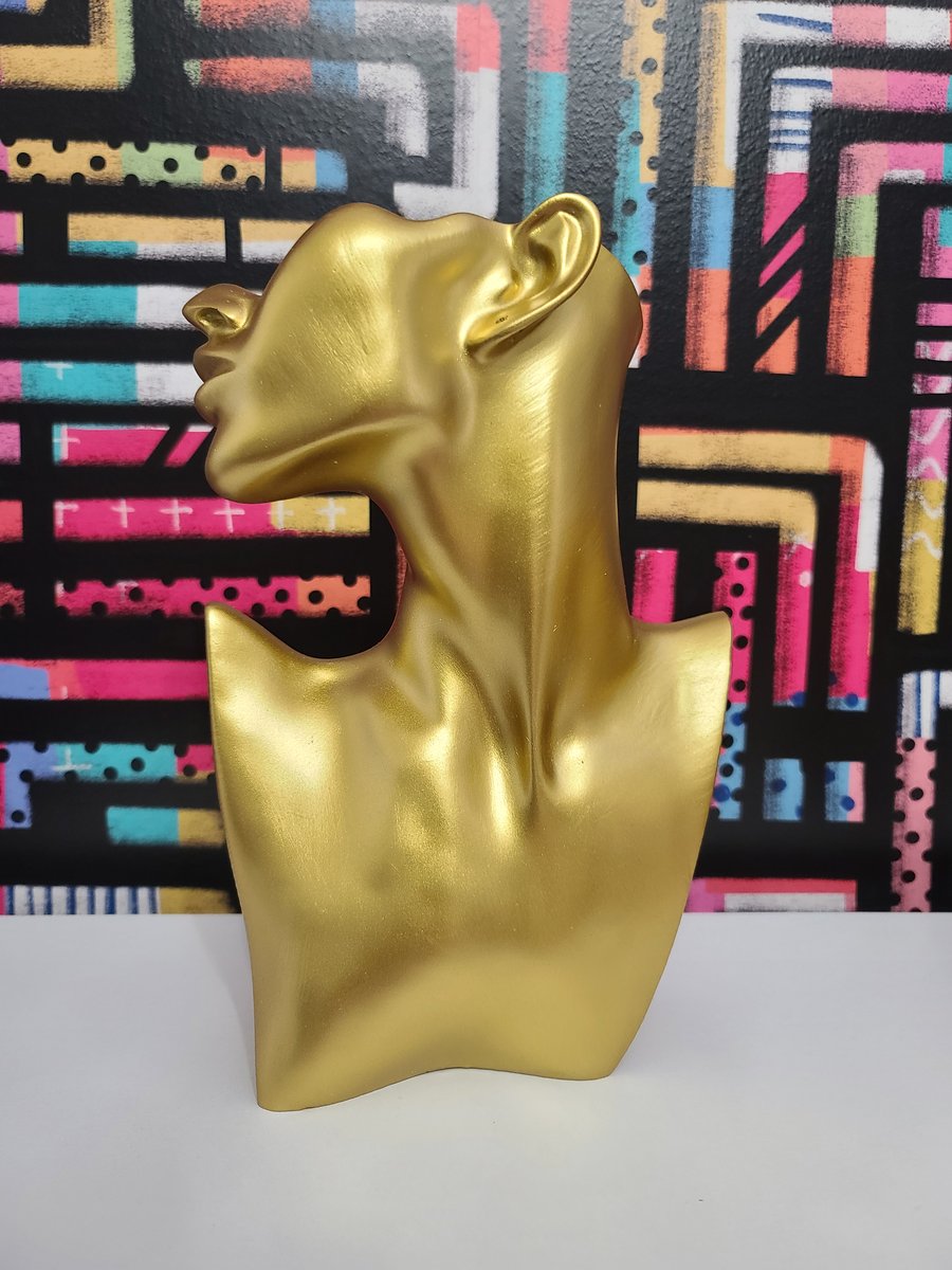 Gold Face Mannequin | Naturally Unique By SOS