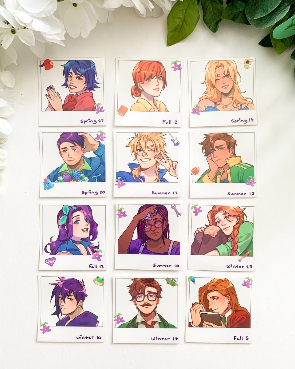 SDV polaroid stickers | MK/RET