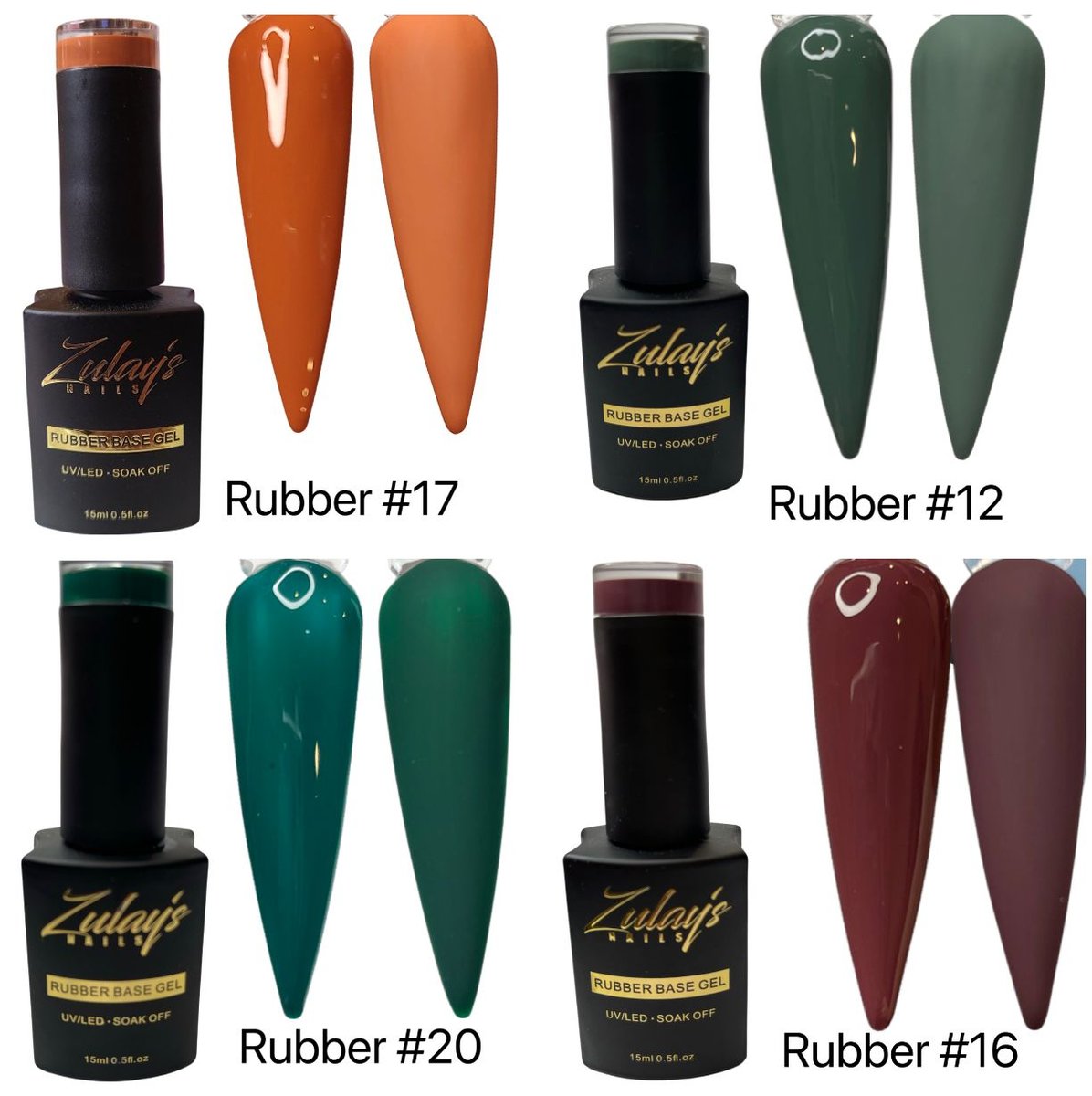 Rubber Base COLOR | Zulay's Nails