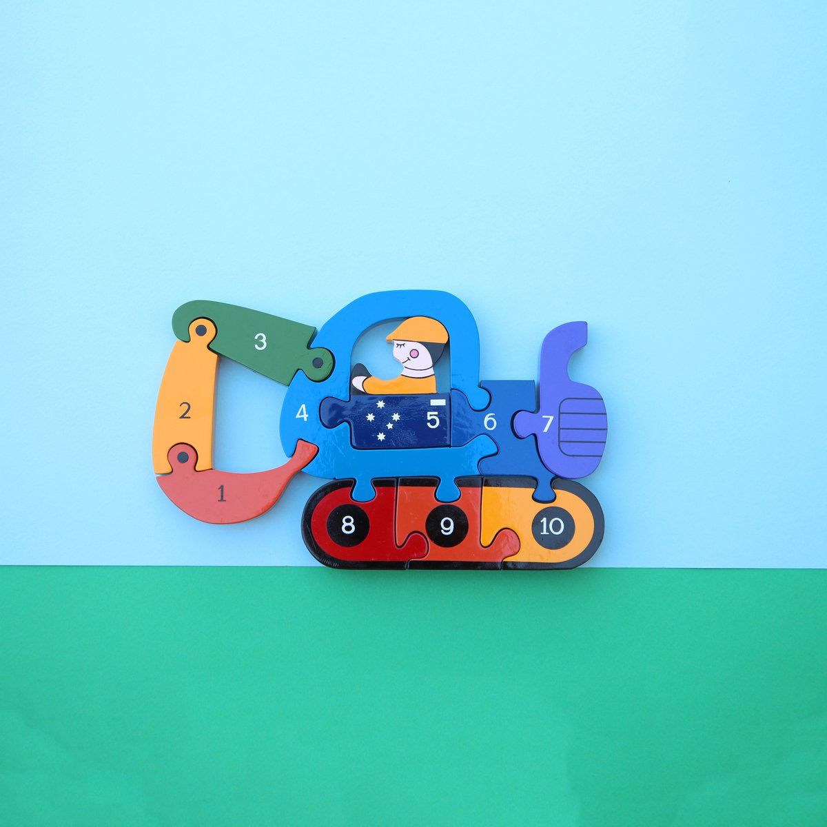 Digger 1-10 | Ozzy Puzzles