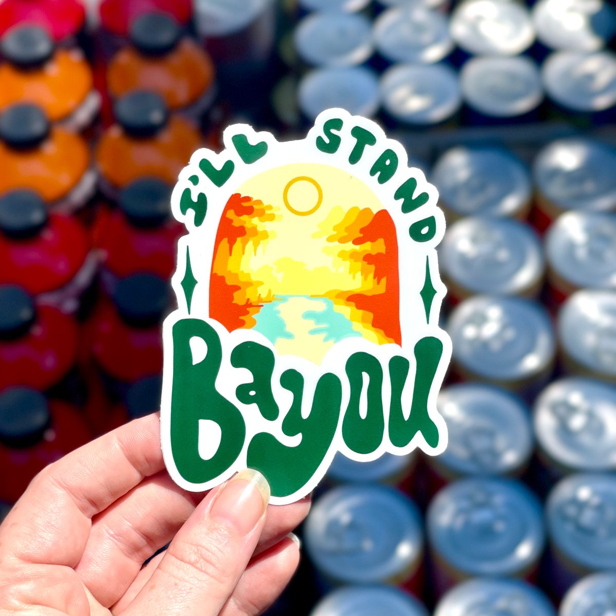 Stand Bayou- vinyl sticker | Tyler Darling