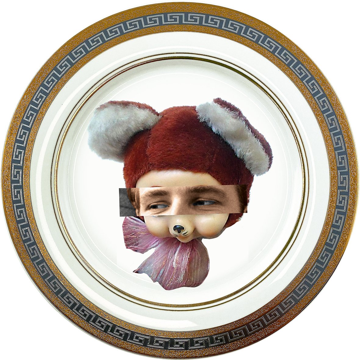 Eyeconic - Marlon Kitsch Face -Large Fine China Plate - #0776 ...