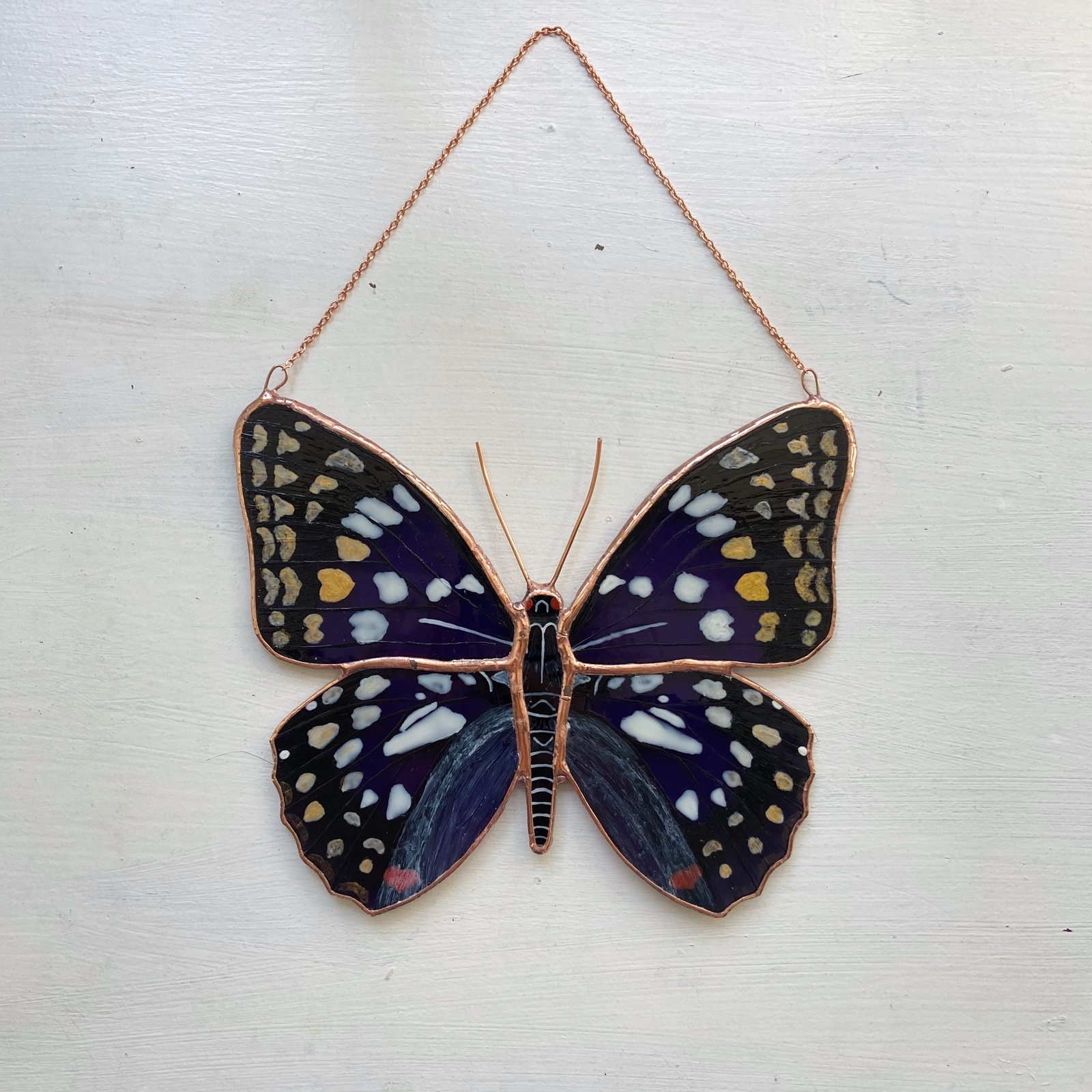Japanese Emperor Butterfly / ABJ glassworks