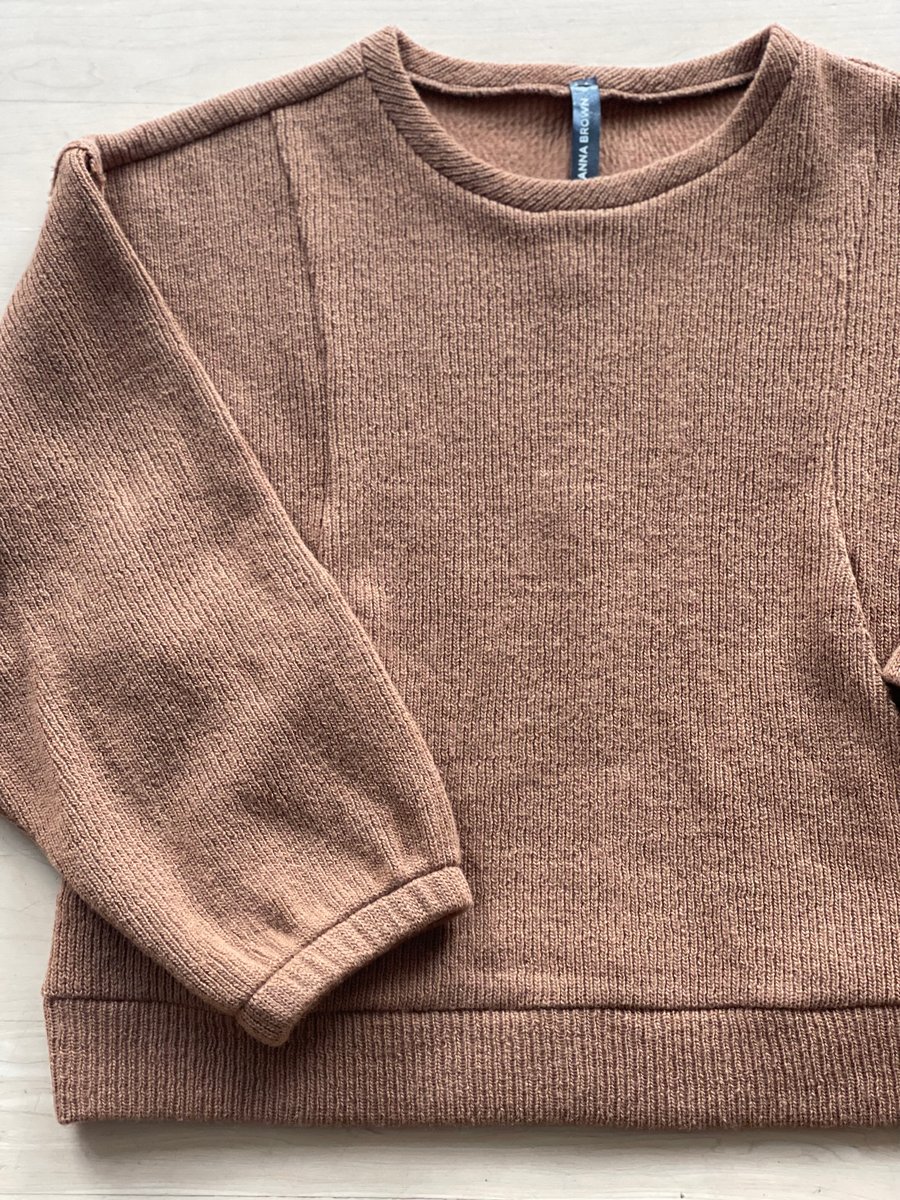 Sandwina sweater in copper / ANNA BROWN
