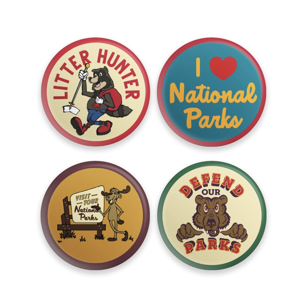 Defend Our Parks Vinyl Sticker | Tiny Print Shop