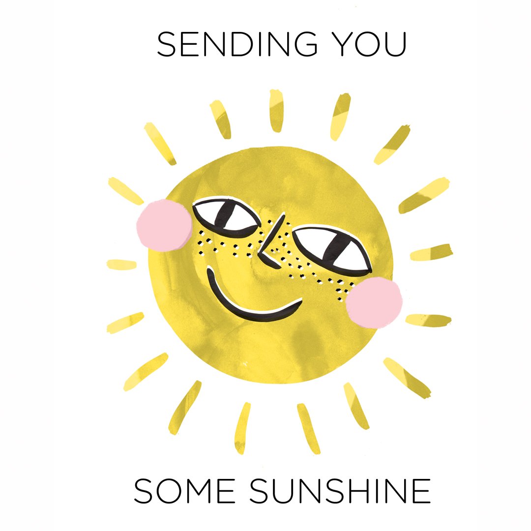 Sending You Some Sunshine! card | Draw Me A Lion