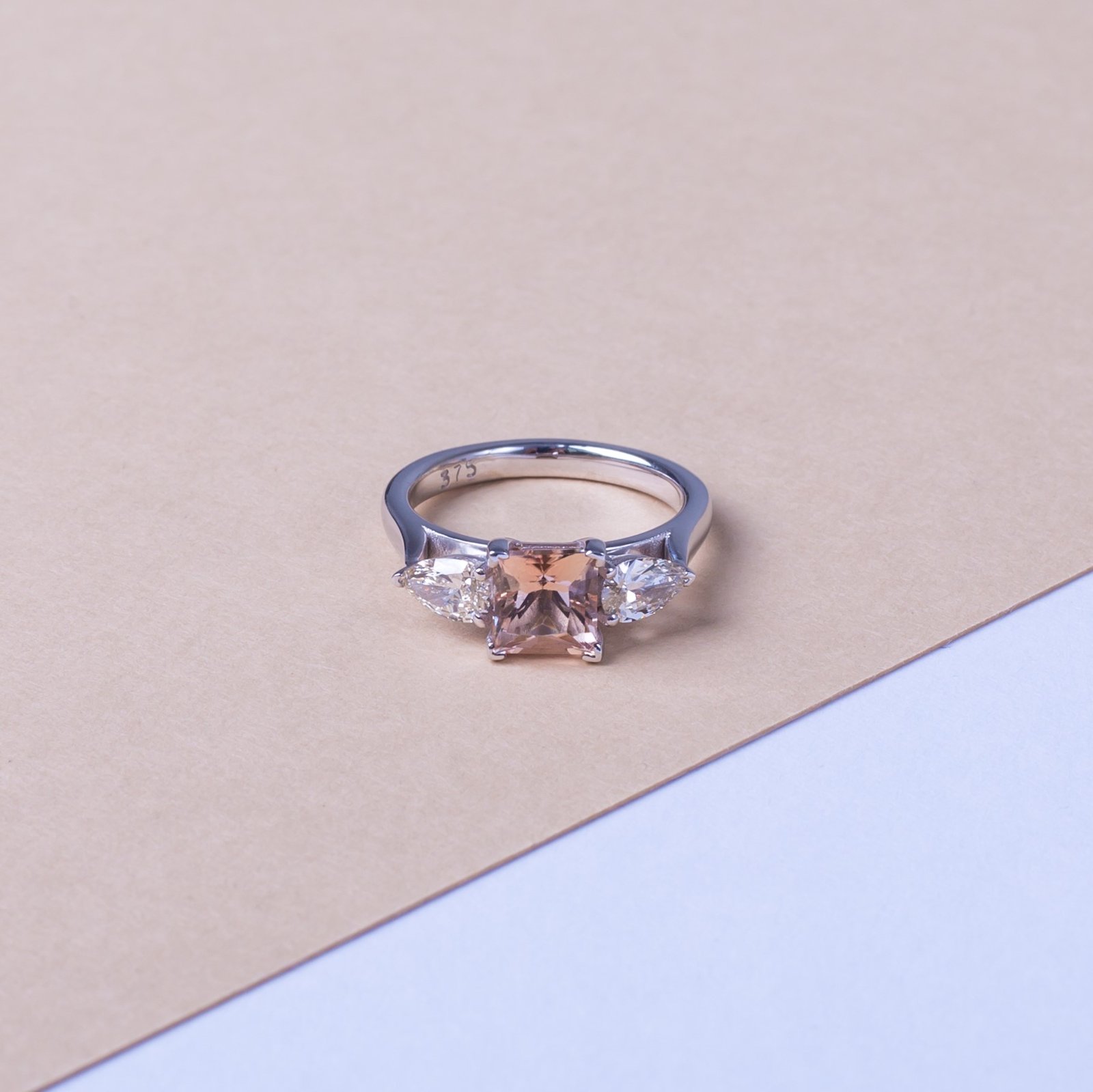 Square & pear trio / Independent Jeweller Manchester Selina Campbell ...