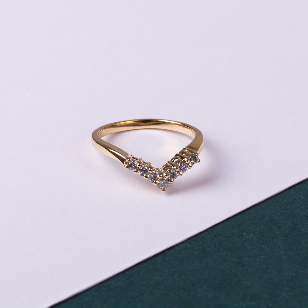 Diamond set wishbone / Independent Jeweller Manchester Selina Campbell ...