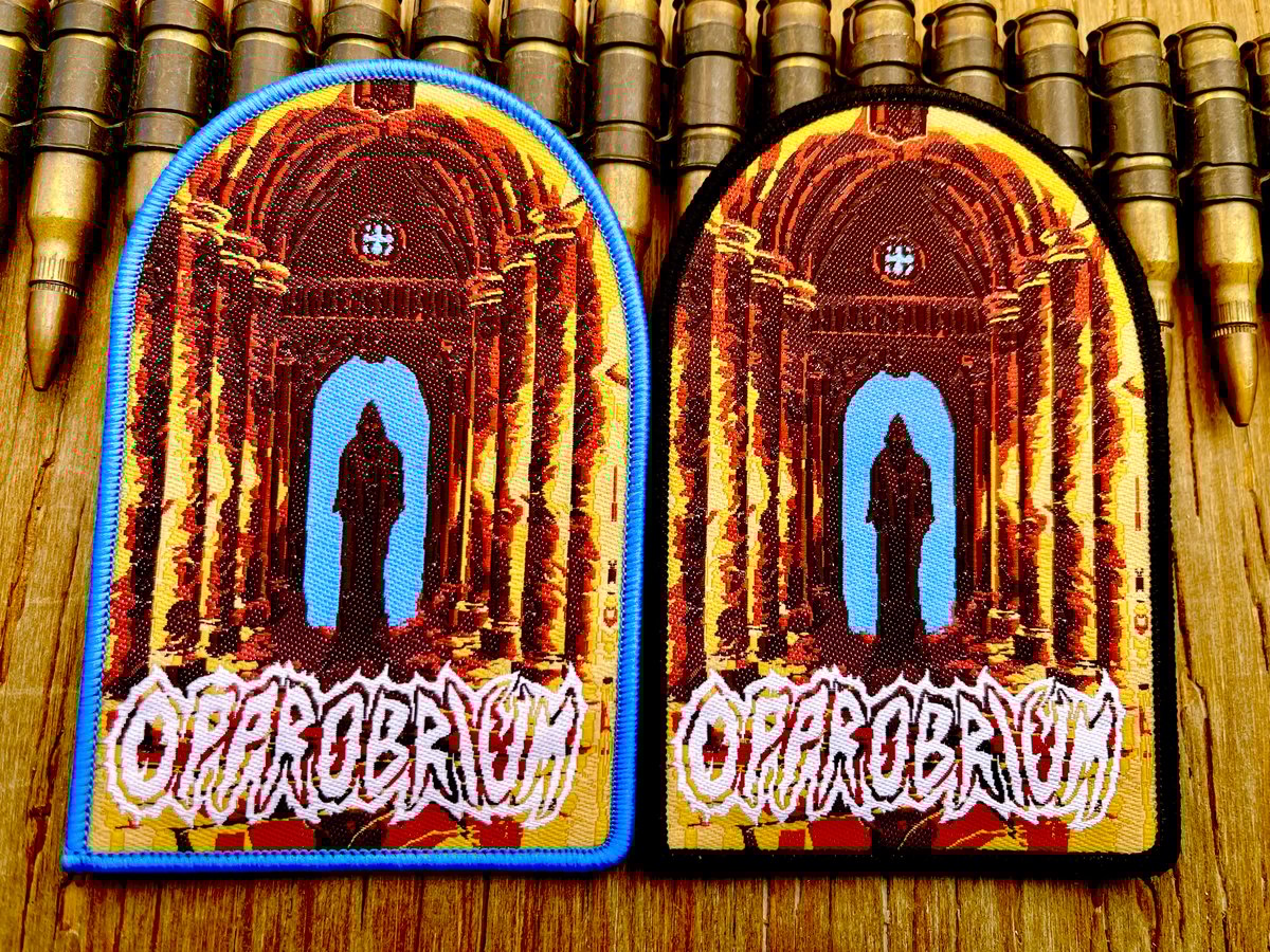 Opprobrium - Discerning Forces Woven Patch | Armed With Hammers Productions