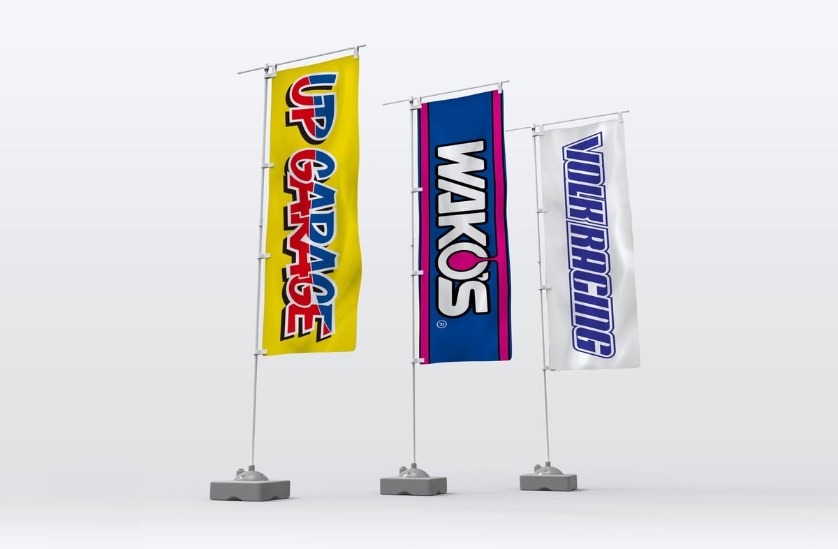 Upgarage/Wakos/volksracing Nobori Trackside Flag | TracksideFlags