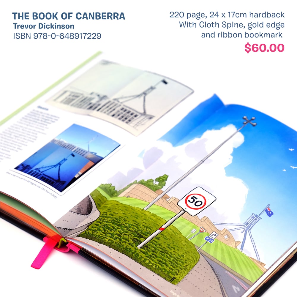 The Book of Canberra - Signed | Mister Trevor Dickinson