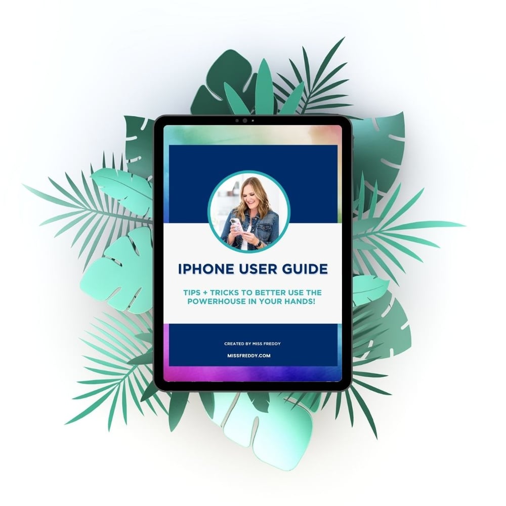 iPhone User Guide eBook | Miss Freddy