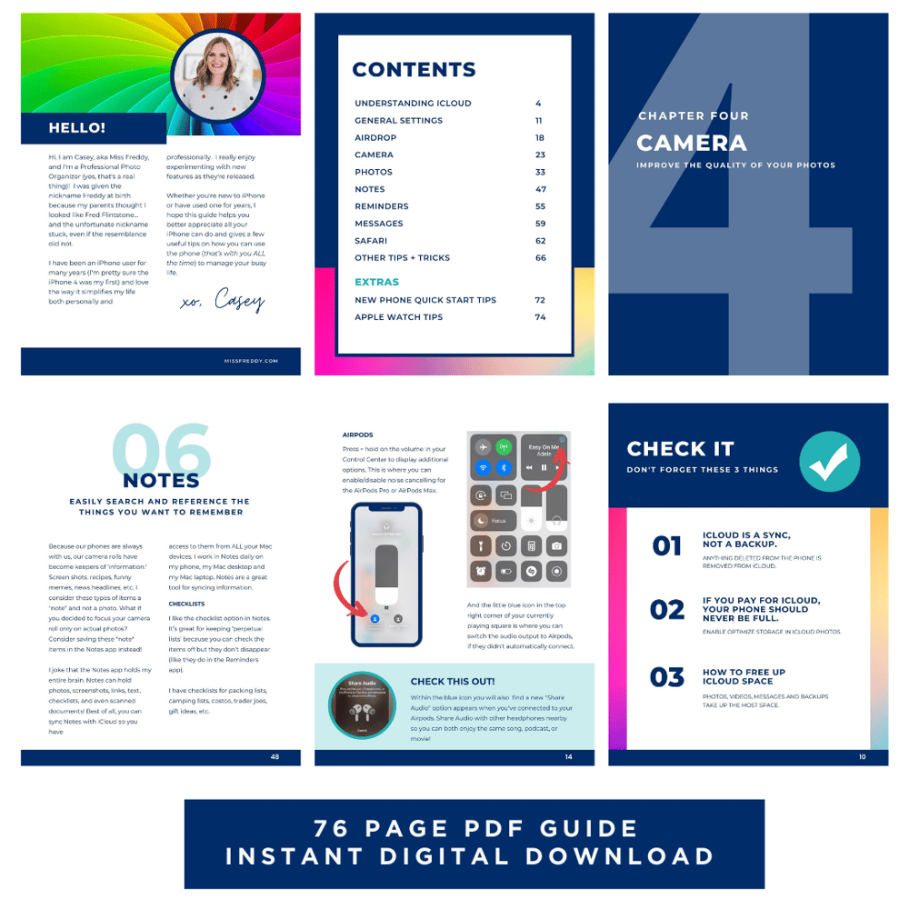 iPhone User Guide eBook | Miss Freddy