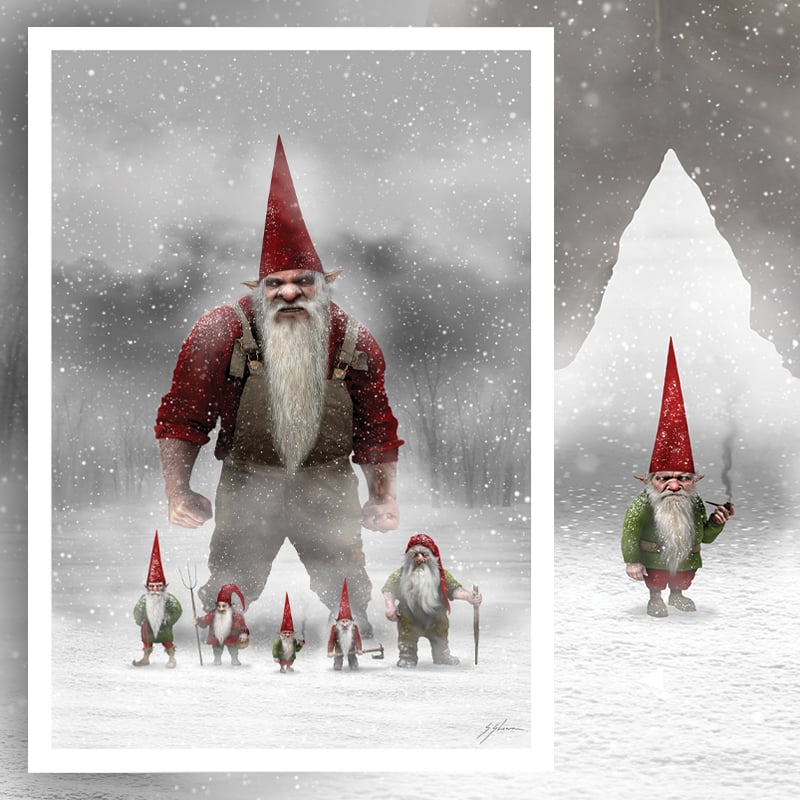 TOMTENISSE 12" x 17" Signed Print | Mister Sam Shearon