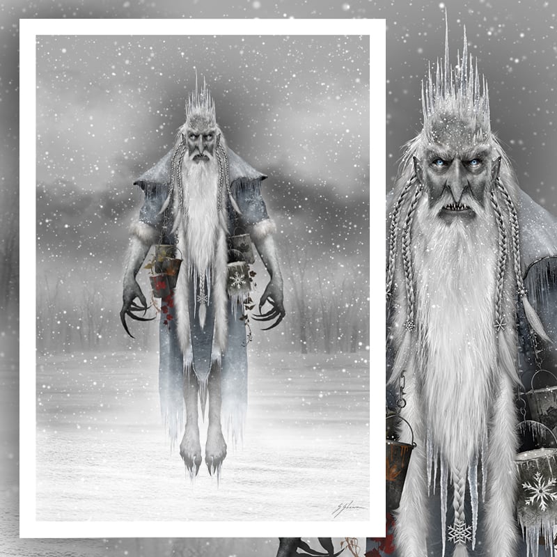 JACK FROST 12" x 17" Signed Print | Mister Sam Shearon