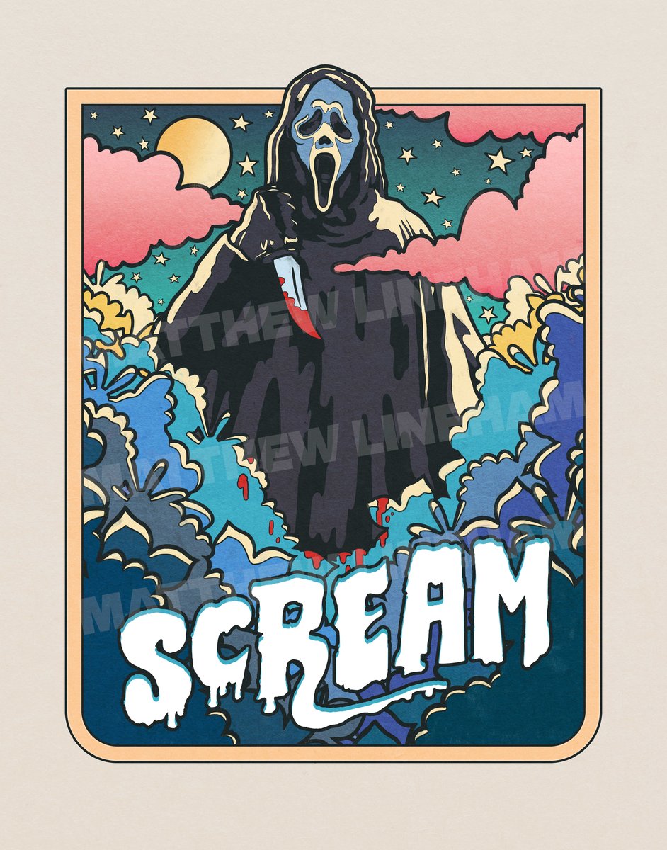 Scream Art Print | M. Lineham Art