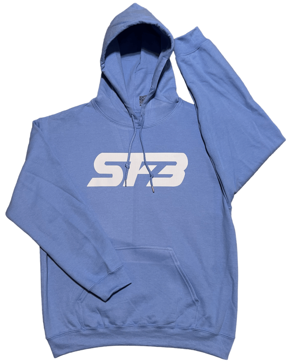 White On Carolina Blue SF3 Hoodie/Crewneck | SF3 PERFORMANCE