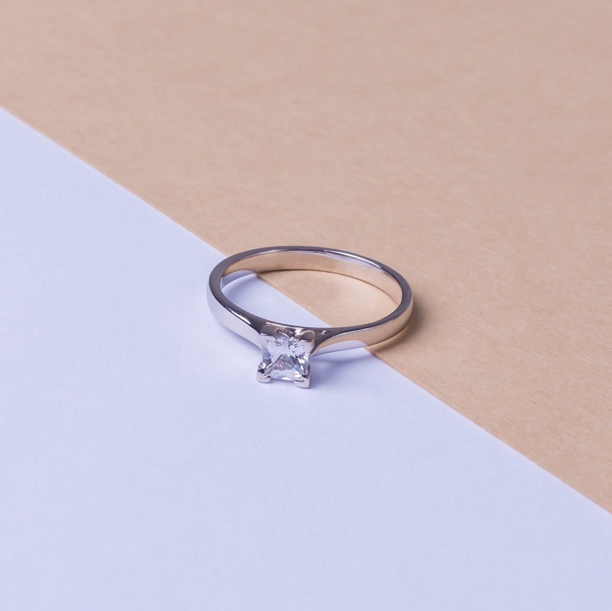 Single square sapphire / Independent Jeweller Manchester Selina ...