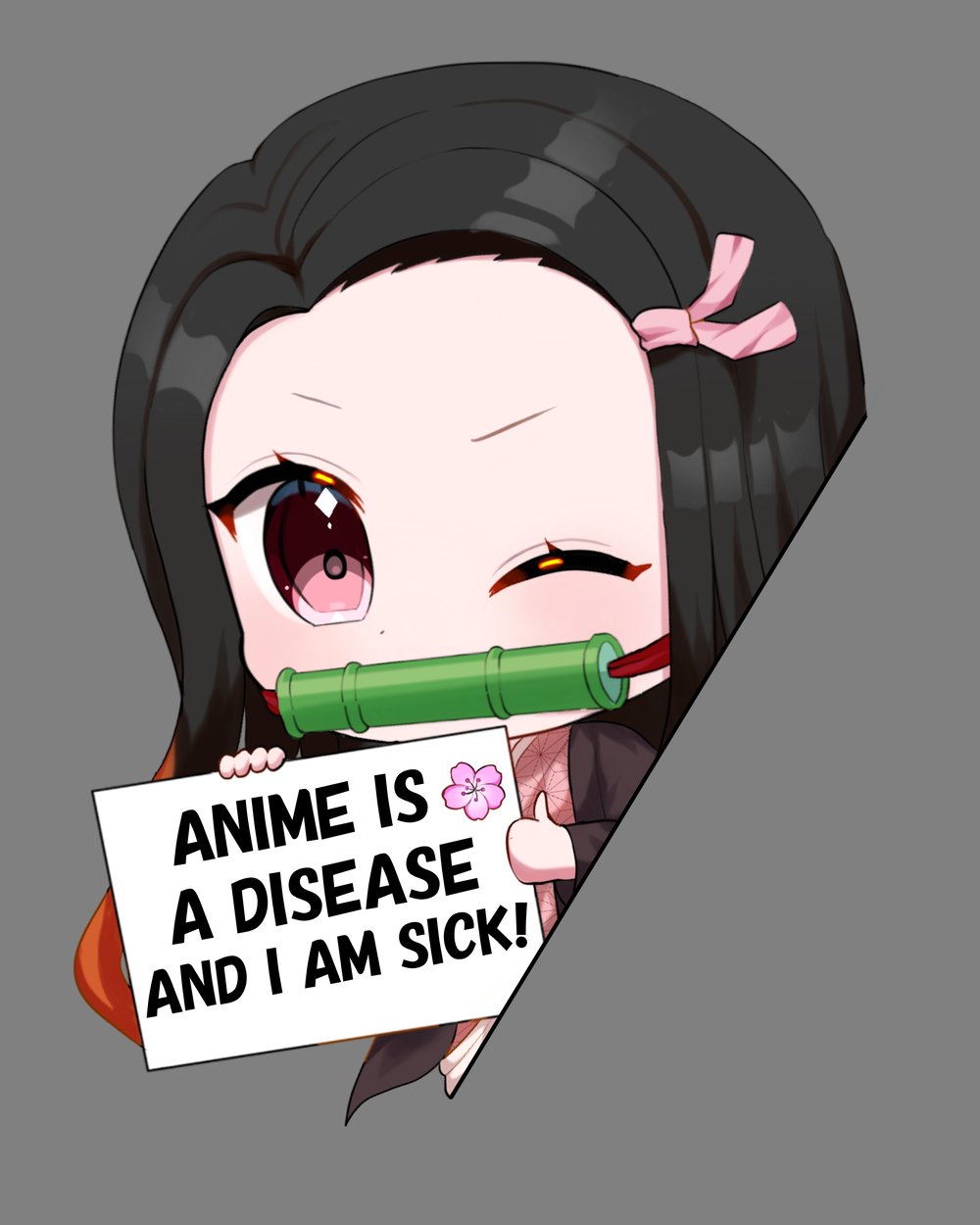 Chibi Nezuko Sign | Kurumadesigns