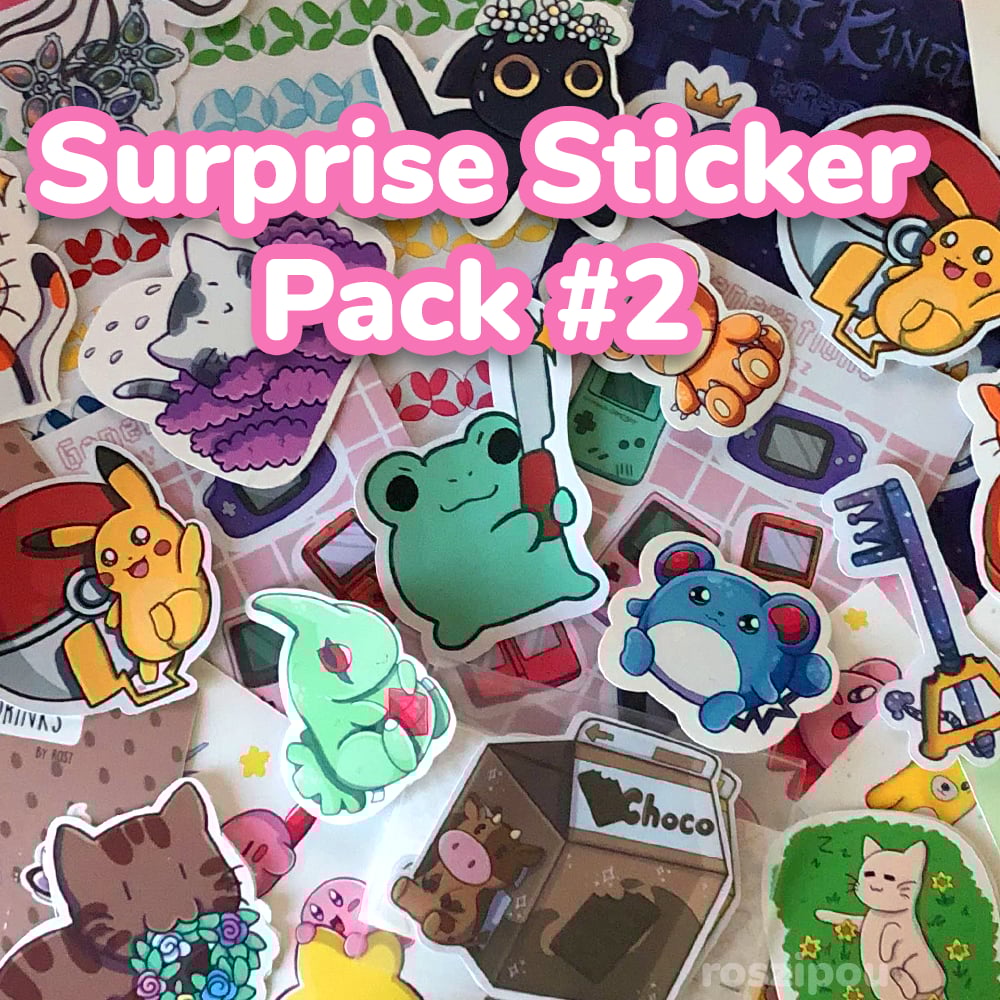 Surprise Mystery Sticker Pack #2 | Roszipou