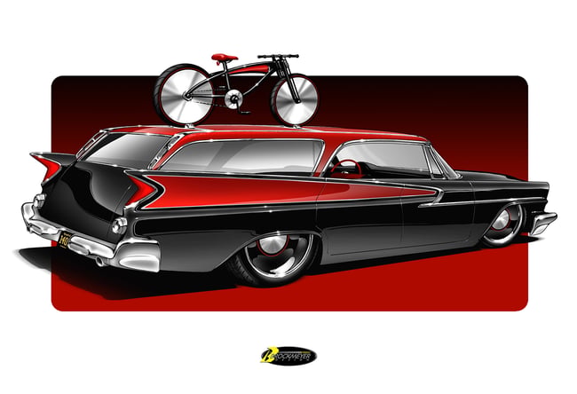 Street Cruiser Print 12x18 | Eric Brockmeyer Design