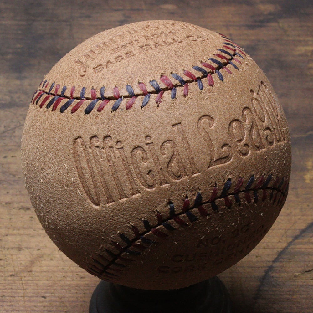 Rough Out Veg Tanned Baseball / Huntington Base Ball Co.