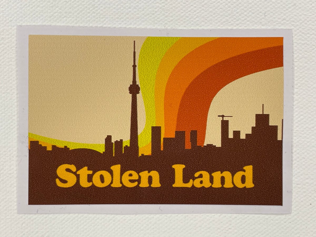 Stolen Land Sticker | Native Arts Society