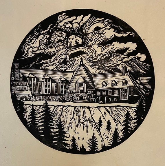 The Shining Block Print | Brian Reedy