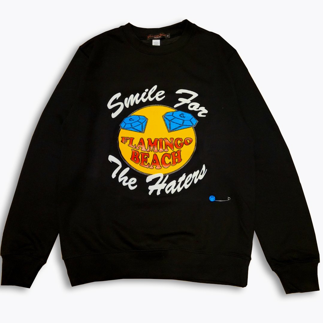 SFTH crewneck (black) | Flamingo Beach Clothing
