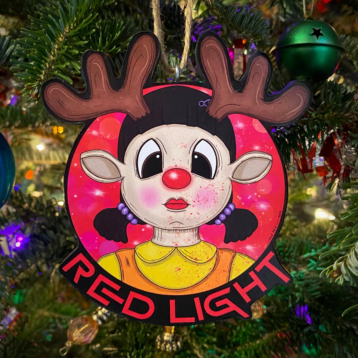 Reindeer Game Ornament | Art by VILE KYLE