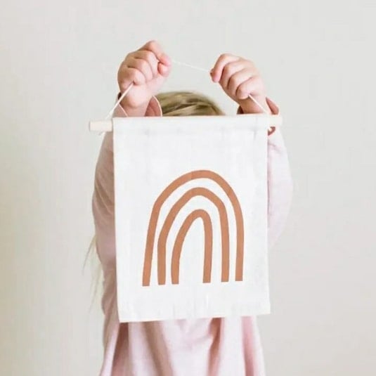 BOHO RAINBOW BANNER FLAG | Little Craft Hutt