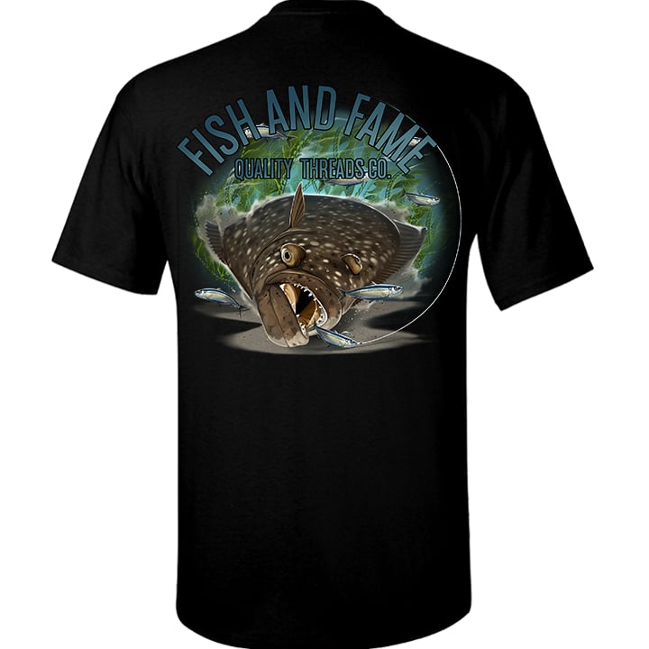 HALIBUT TEE (B) | FISH AND FAME BRAND MFG.