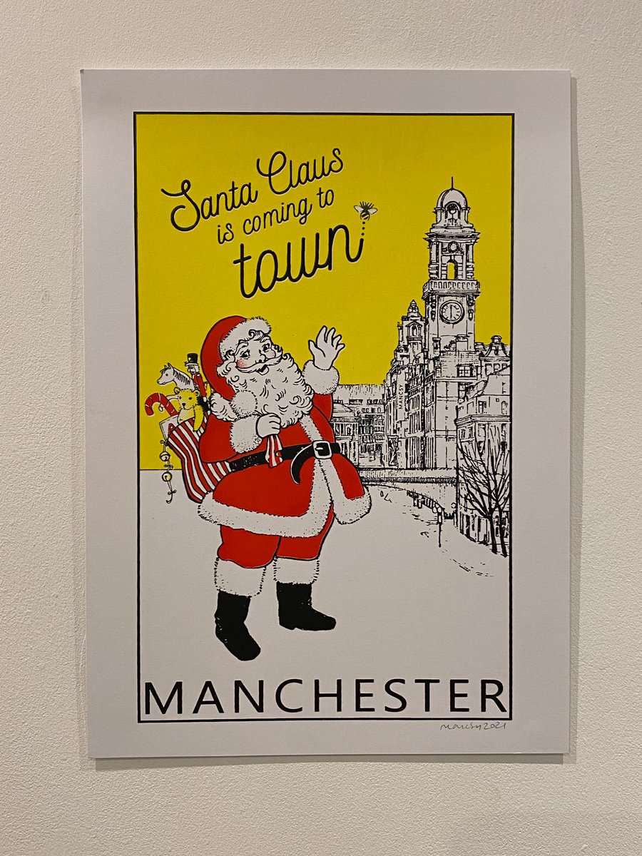 Santa Claus is coming to Town/ Manchester A4 | Mancsy