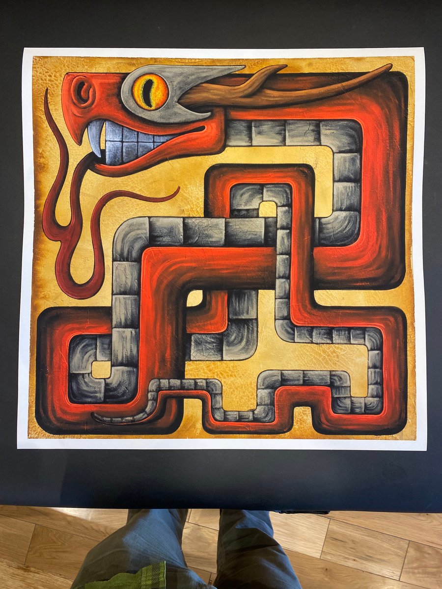 Uk’tena Print | Yellow Hill: The Art of John Henry Gloyne