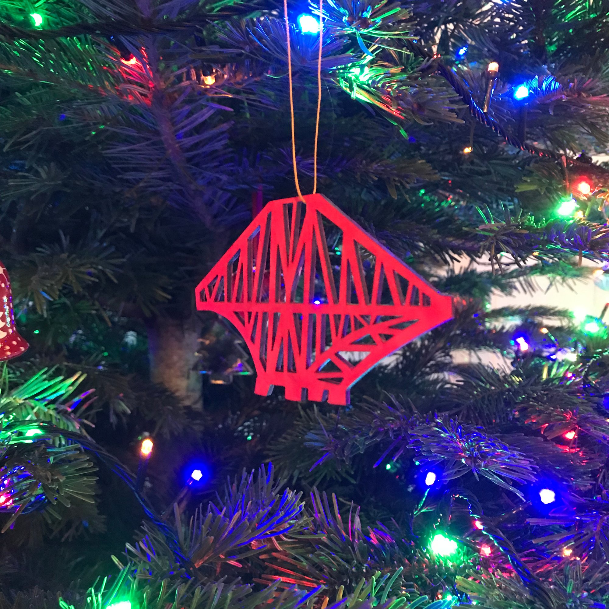 Wooden Rail Bridge Decoration | Susie Wright