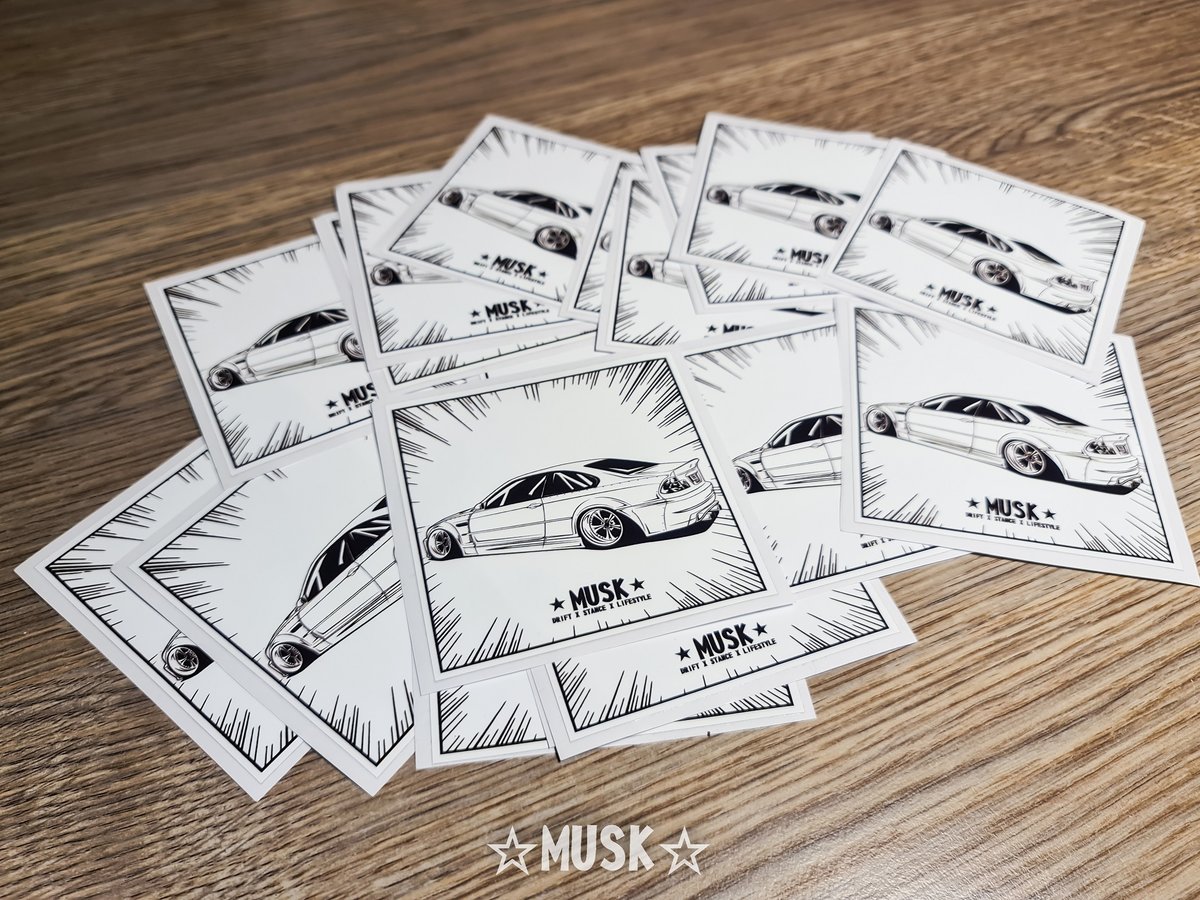M3 sticker | Musk Customs
