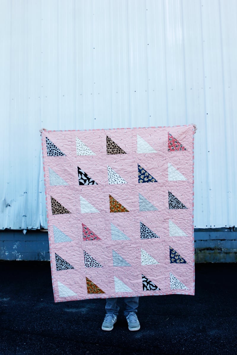 TRIANGLE SHOWCASE Quilt Pattern PDF | see kate sew