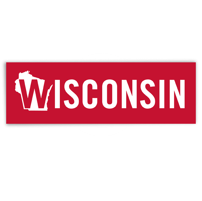 WISCONSIN bumper sticker | driftless.earth