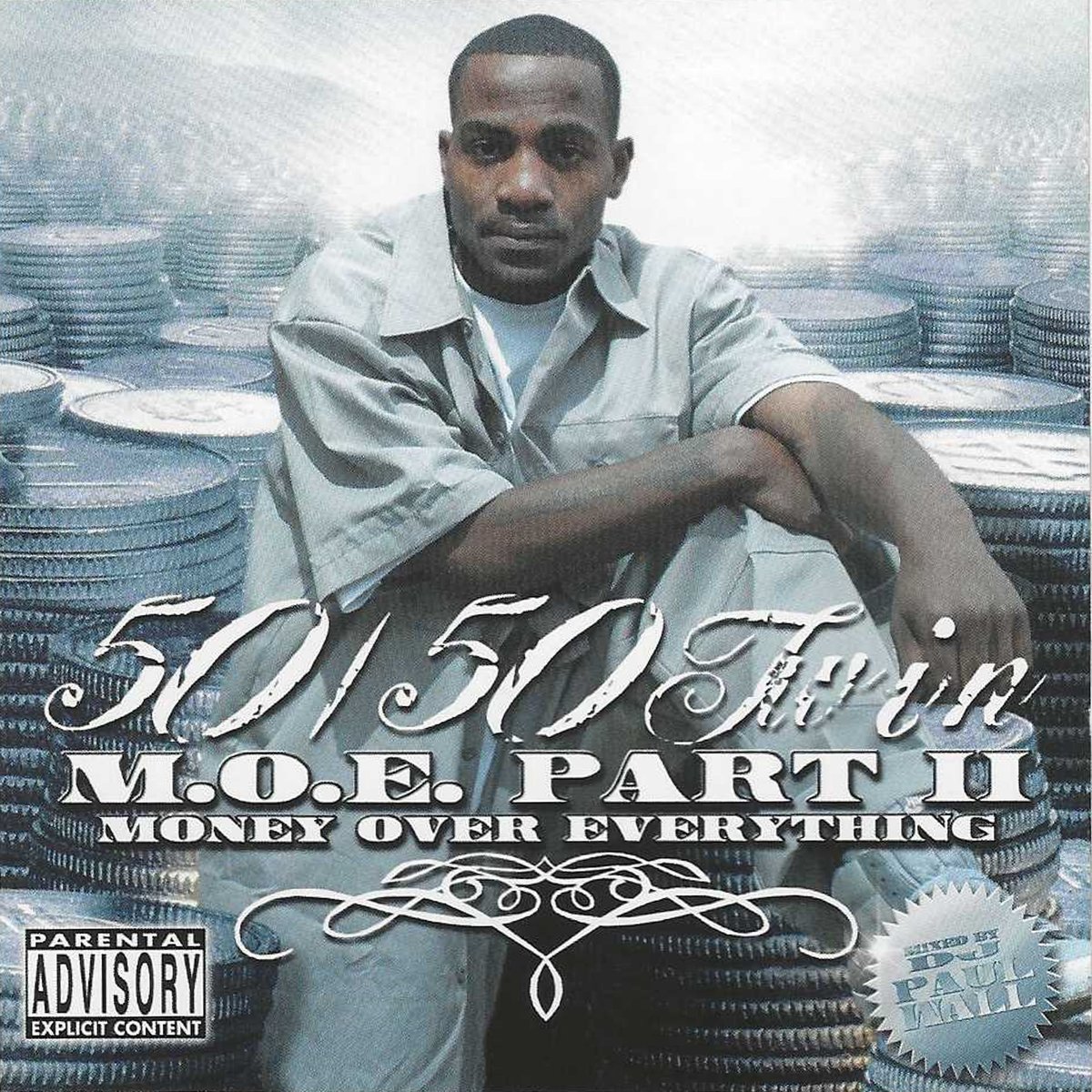 5050 Twin - M.O.E 3 (Double CD) | Rare Texas MixTapes