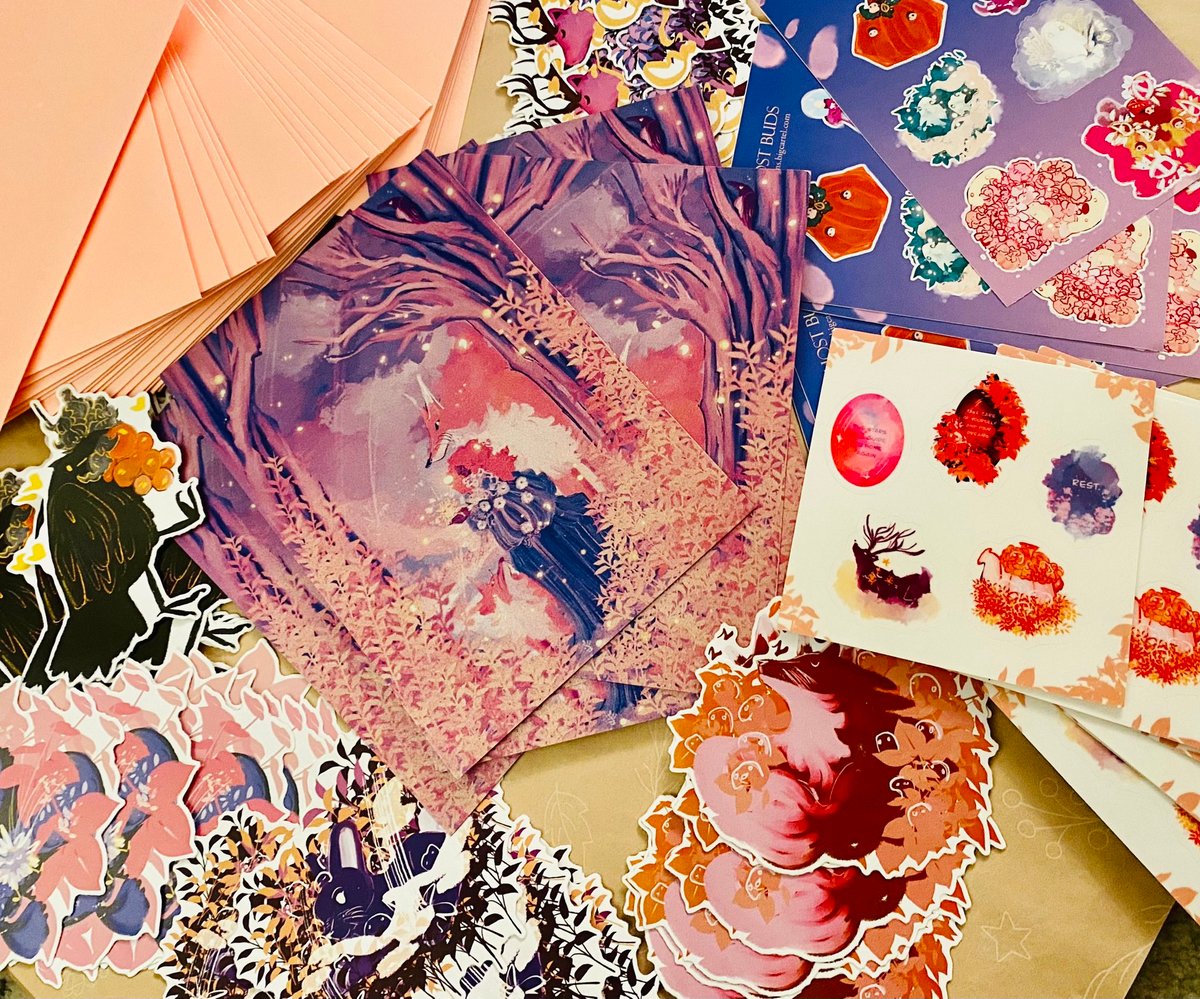 SOLSTICE SPIRITS {PRINT + STICKER SET} | michiums