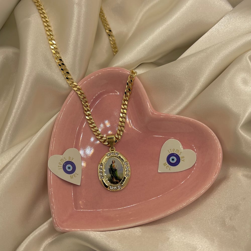 San Judas Necklace | Items By Mel, Inc.
