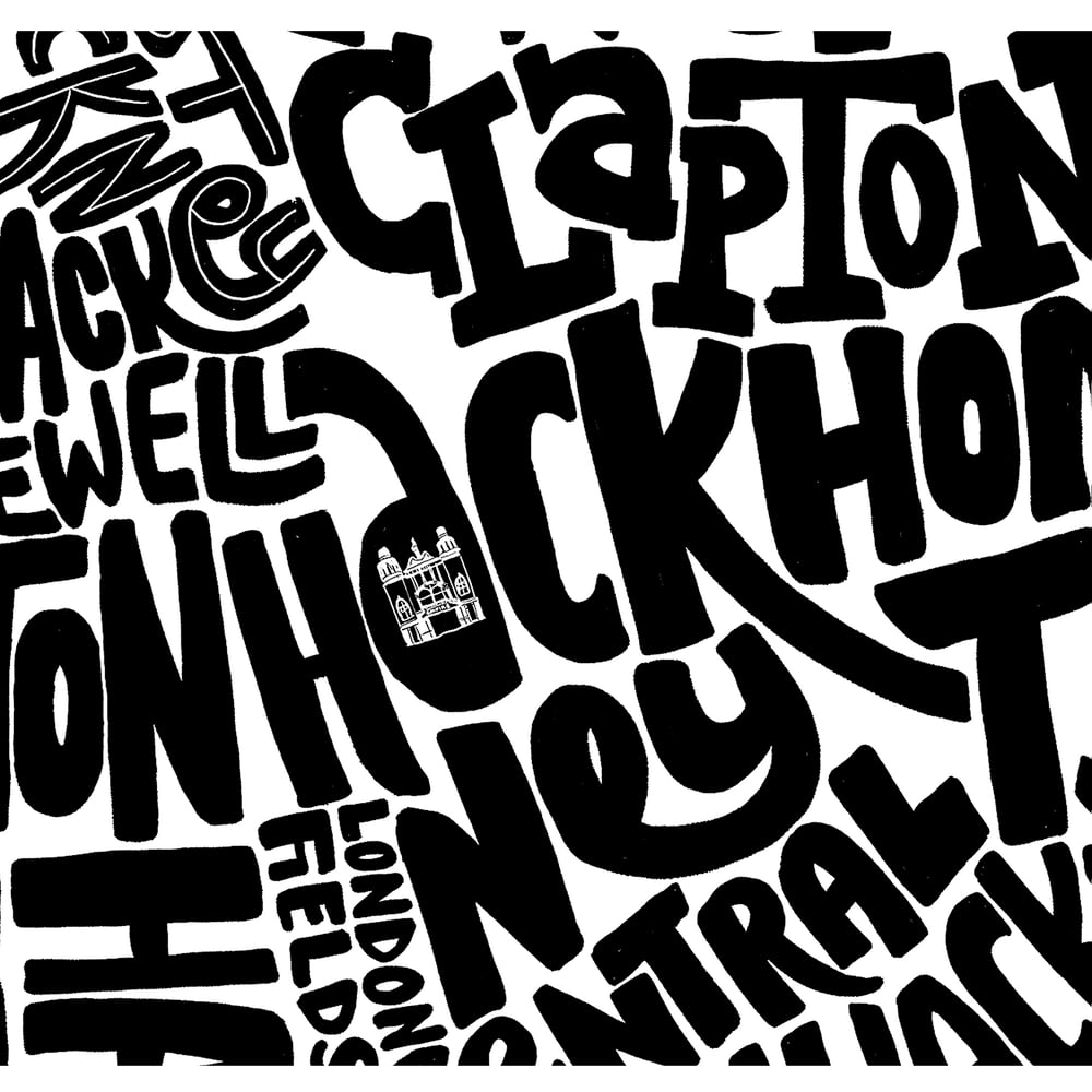London Borough of Hackney - Districts Type Map | Me On The Map