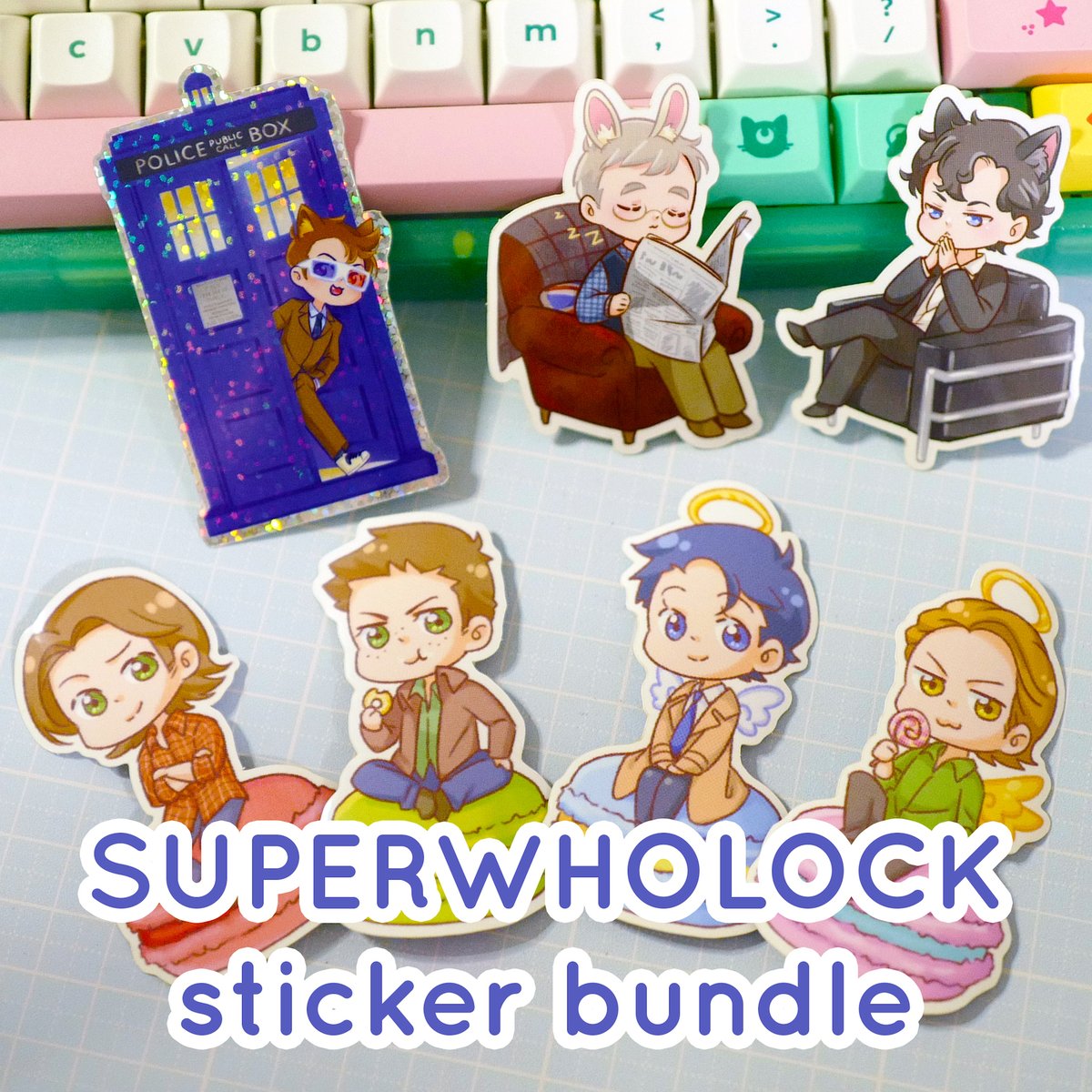 SUPERWHOLOCK: stickers | kamicom