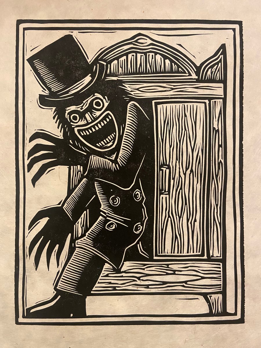 Babadook Block Print | Brian Reedy