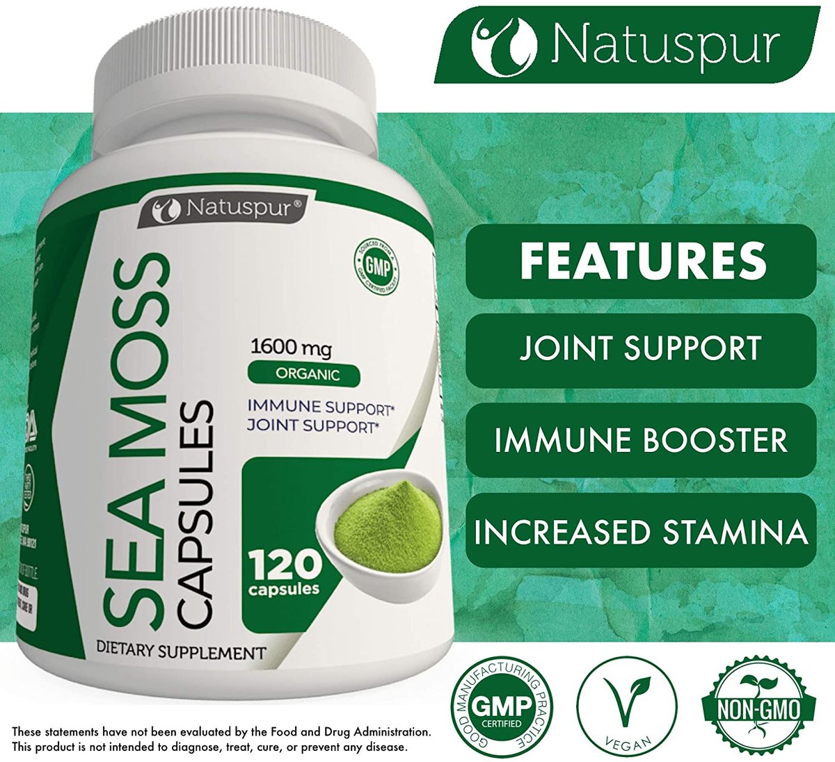 Sea Moss Organic Capsules | SeaMoss.org
