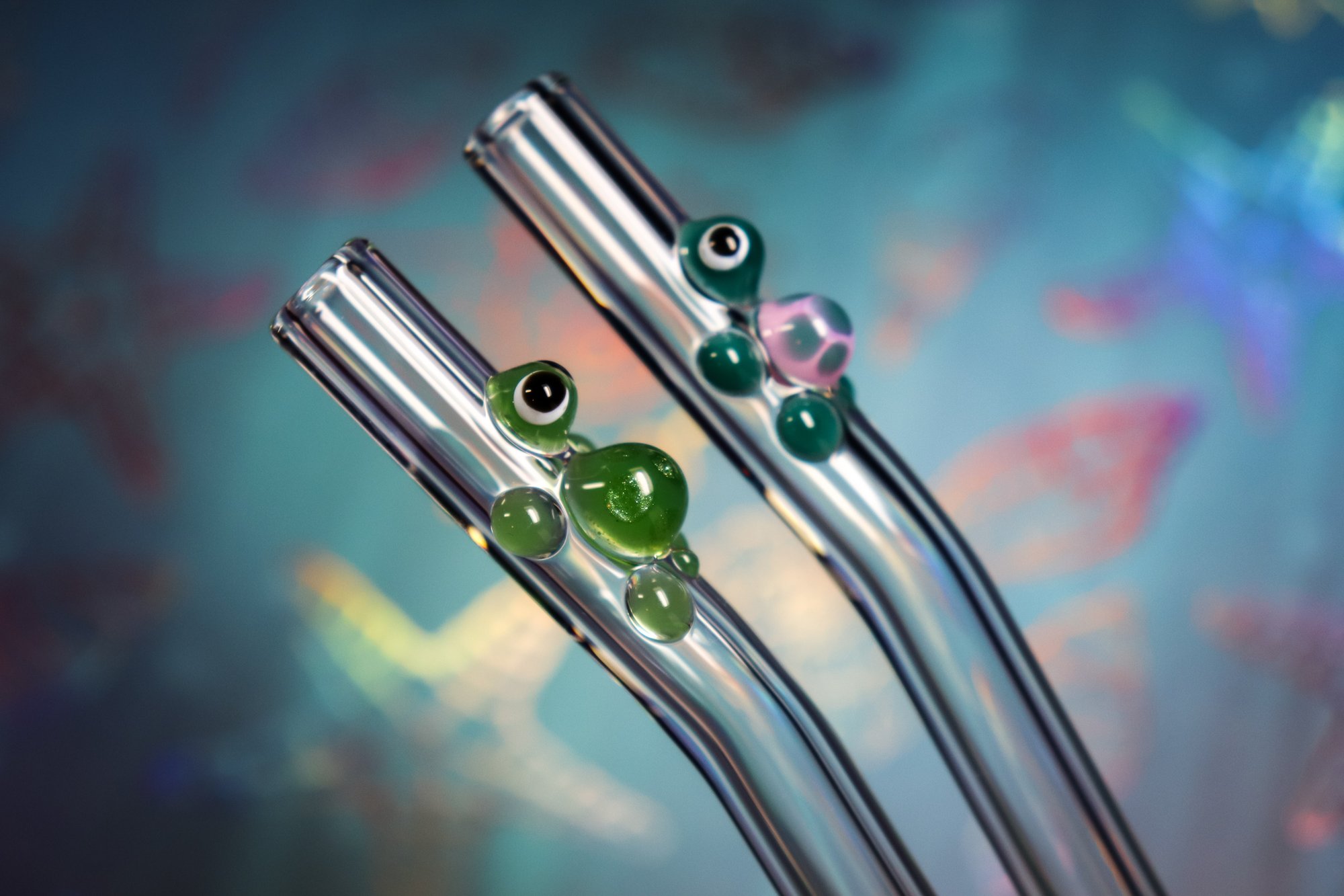 Turtle Glass Drinking Straws | Bow Valley Straws