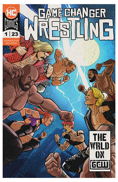 GCW Hammerstein Monsters Print | Headlocked Comic